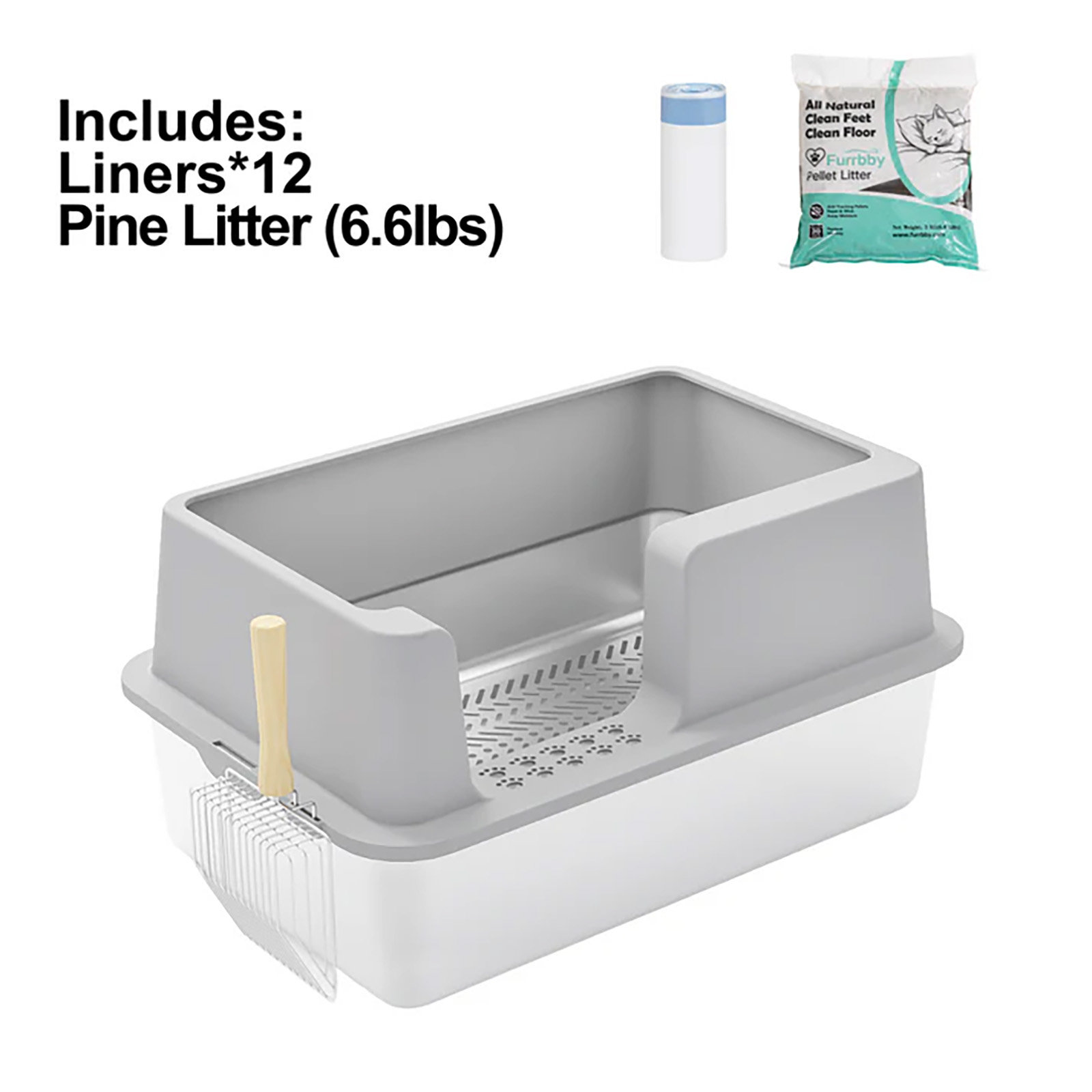 Tucker Murphy Pet™ Xl Stainless Steel Sifting Litter Box For Pine ...