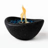 iYofe 11.4"W Concrete Tabletop Fire Pit Bowl, Table Top Firepit - Use ...