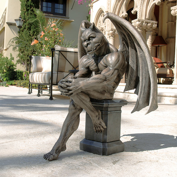 Design Toscano Socrates The Gargoyle Thinker Statue & Reviews | Wayfair