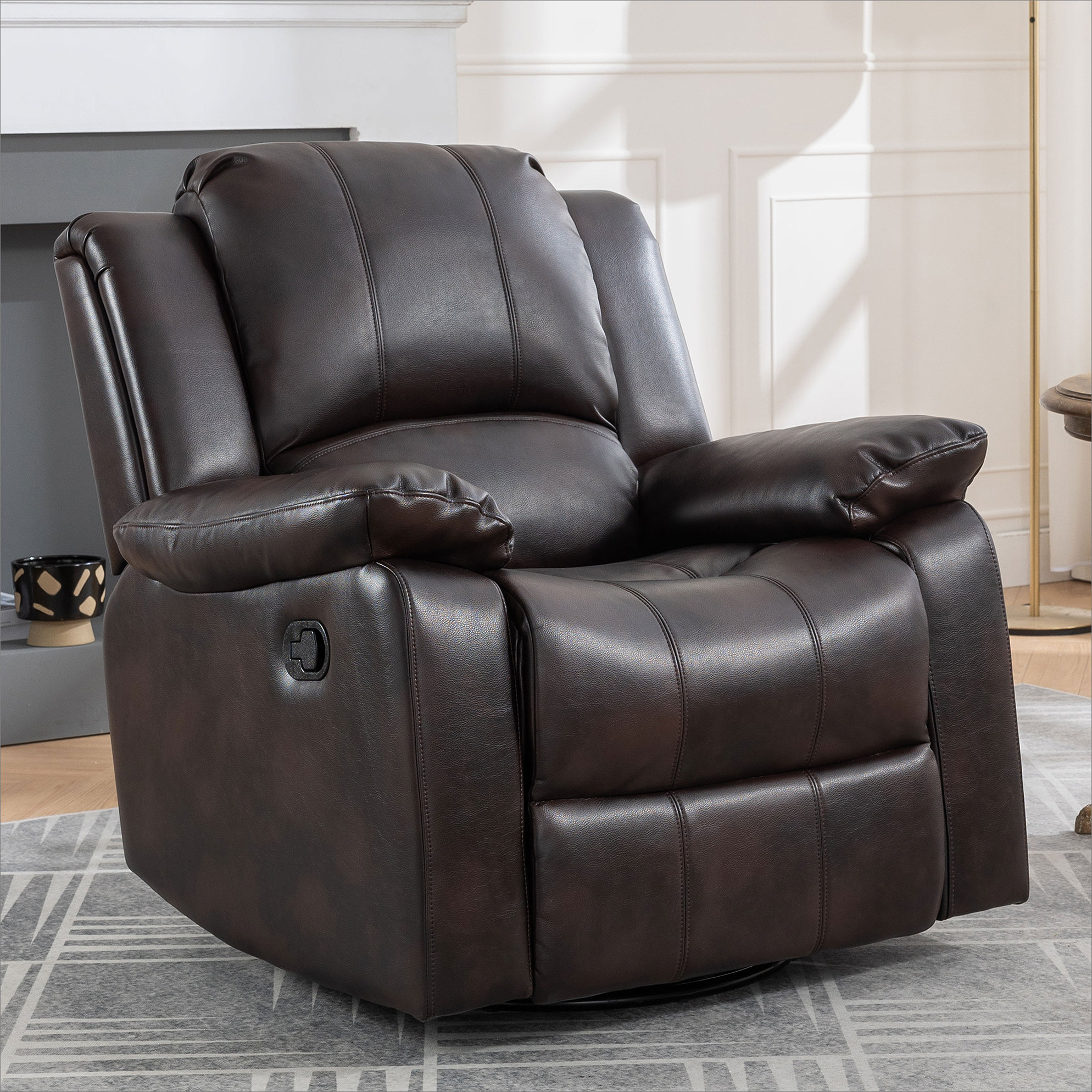 Latitude Run® Swivel And Glider Recliner Chair | Wayfair
