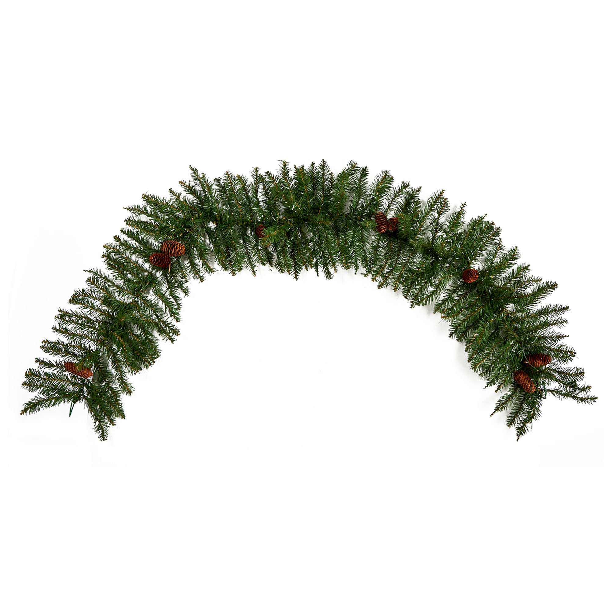 Primrue 12" Garland with 50 Clear Lights | Wayfair