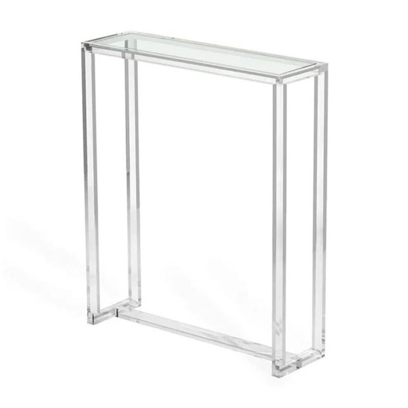 Orren Ellis Alushe Acrylic Console Table | Wayfair