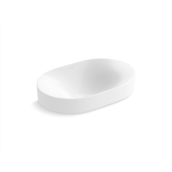 Kohler Lavabo de salle de bain vasque ovale en calice - Wayfair Canada