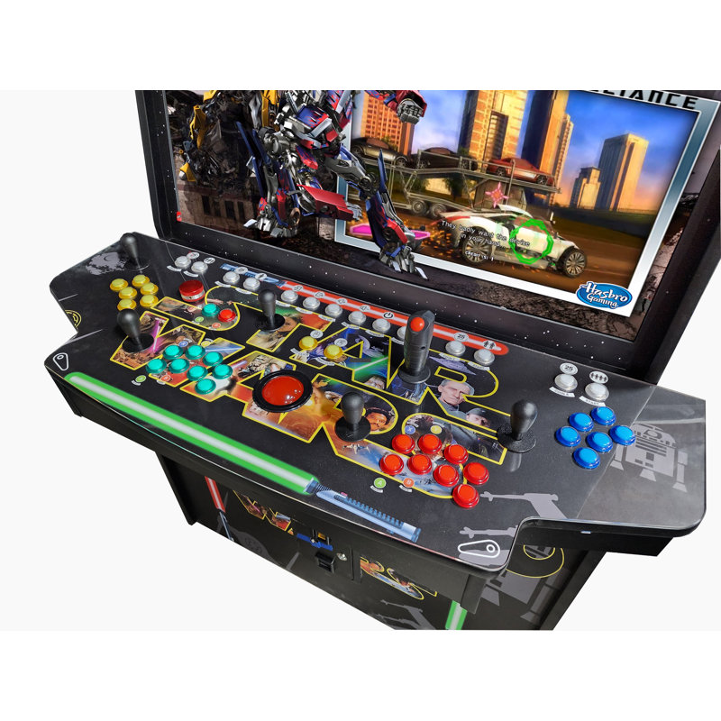 N2fun Mame/Hyperspin 43" 4K Star Wars Light Saber 4-Player Upright ...