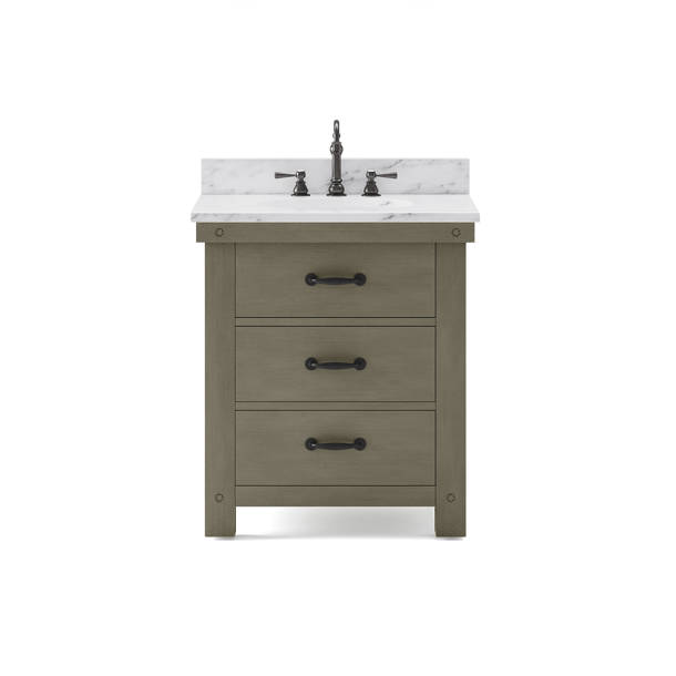 Sand & Stable Ailani 30'' Free Standing Single Bathroom Vanity with ...