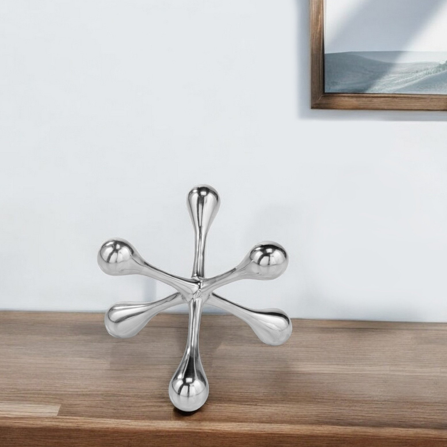 Cozy Collective 7" Silver Buffed Aluminum Decorative Jack | Wayfair