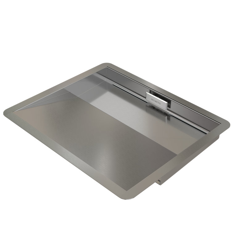 Neo-Metro Inset 16'' Stainless Steel Rectangular Drop-in, Undermount ...