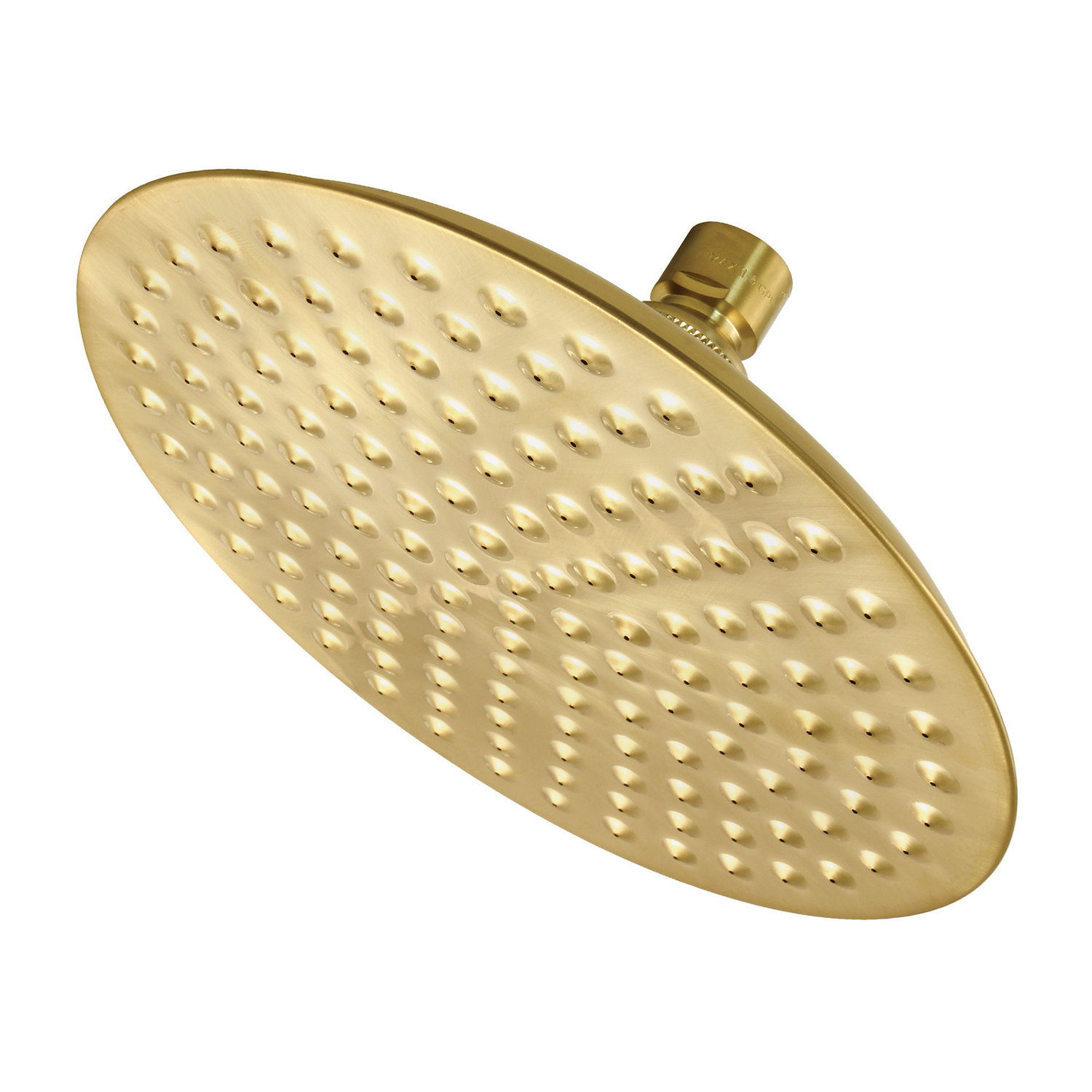 Kingston Brass Shower Scape 7-3/4-Inch Round Raindrop Brass Shower Head ...