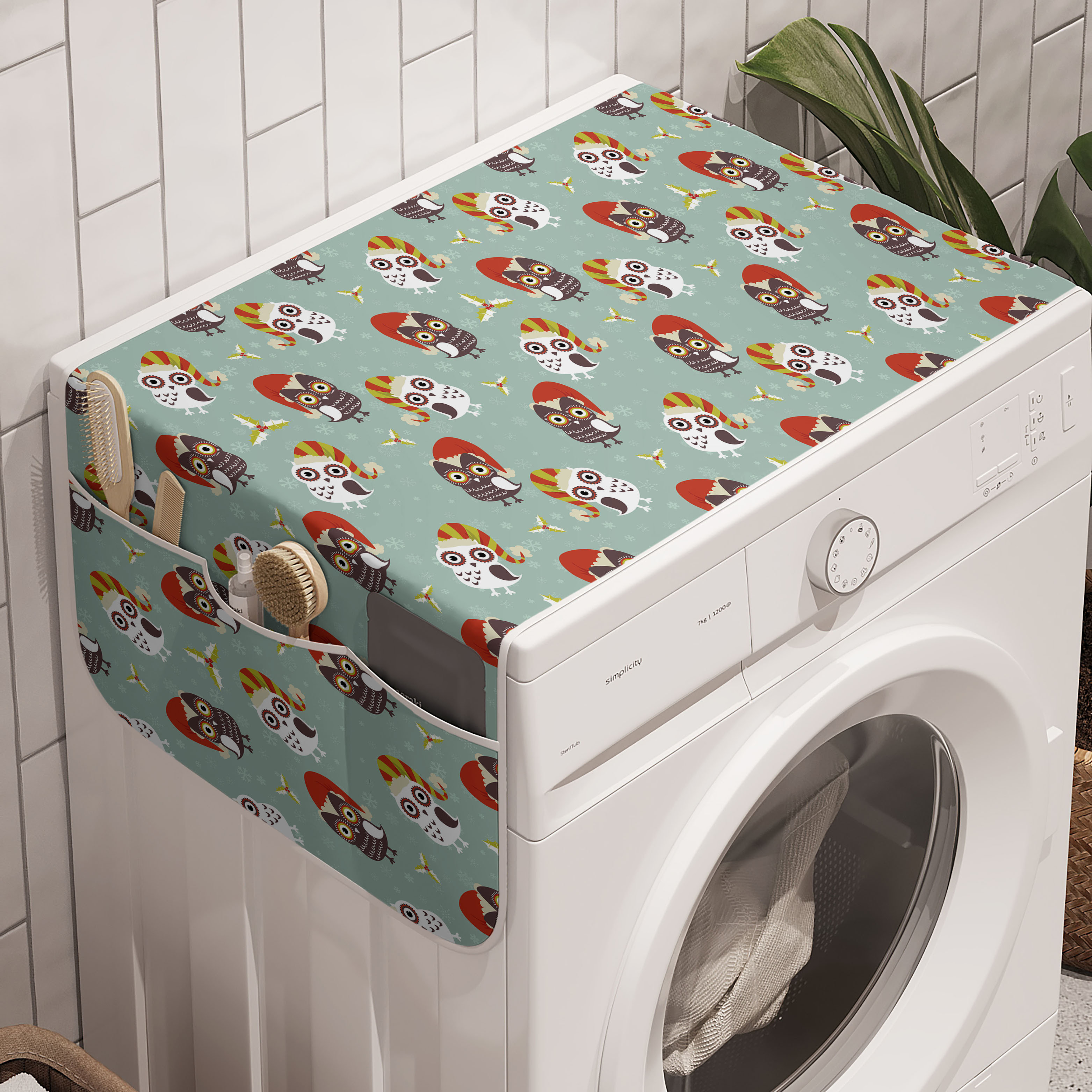 East Urban Home Christmas Washing Machine Organizer Pack Of 2 47" X 18. ...