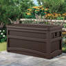 Suncast 73 Gallon Water Resistant Deck Box in Java & Reviews | Wayfair