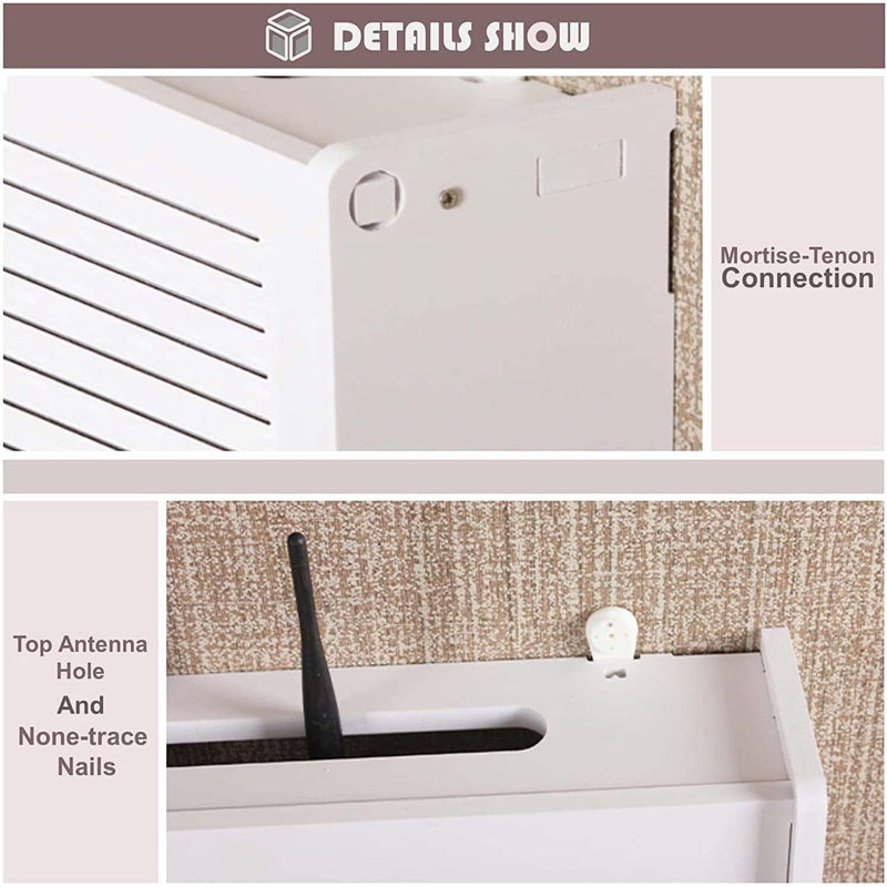 yitesiUSA Wifi Wall Router Storage Box | Wayfair