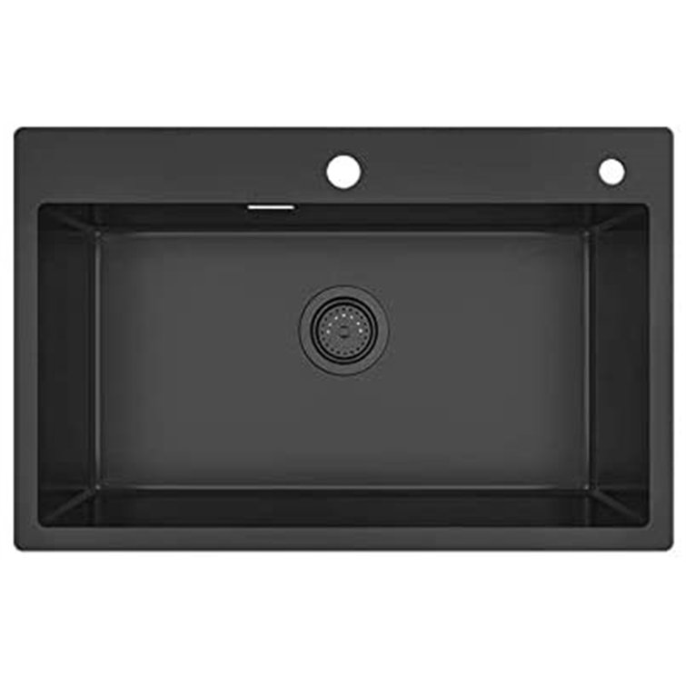 Belfry Kitchen Hangah Single Bowl Inset Kitchen Sink | Wayfair.co.uk