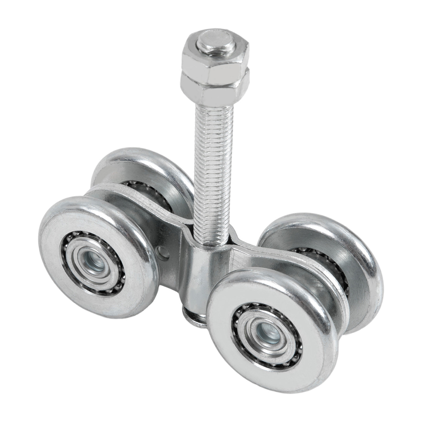 JOYDING 4Pcs Sliding Track Rollers Double Wheel Sliding Track Roller ...