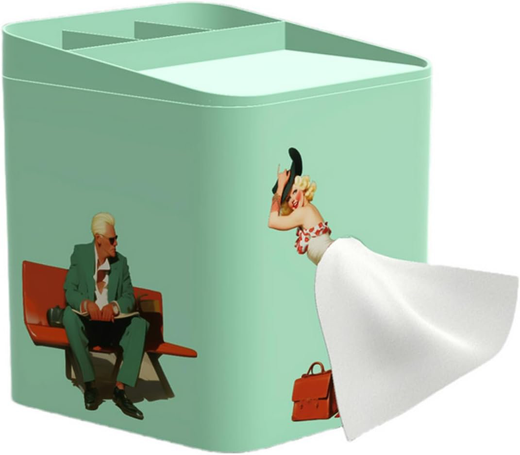 Red Barrel Studio® Skirt Tissue Box Holder Funny Tissue Boxes Holder ...