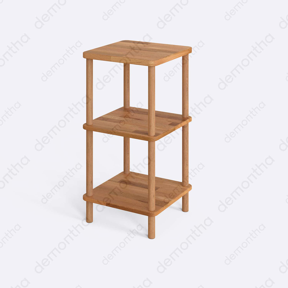 Corrigan Studio® Soho Square Wooden Bookcase – Small Modern Low ...