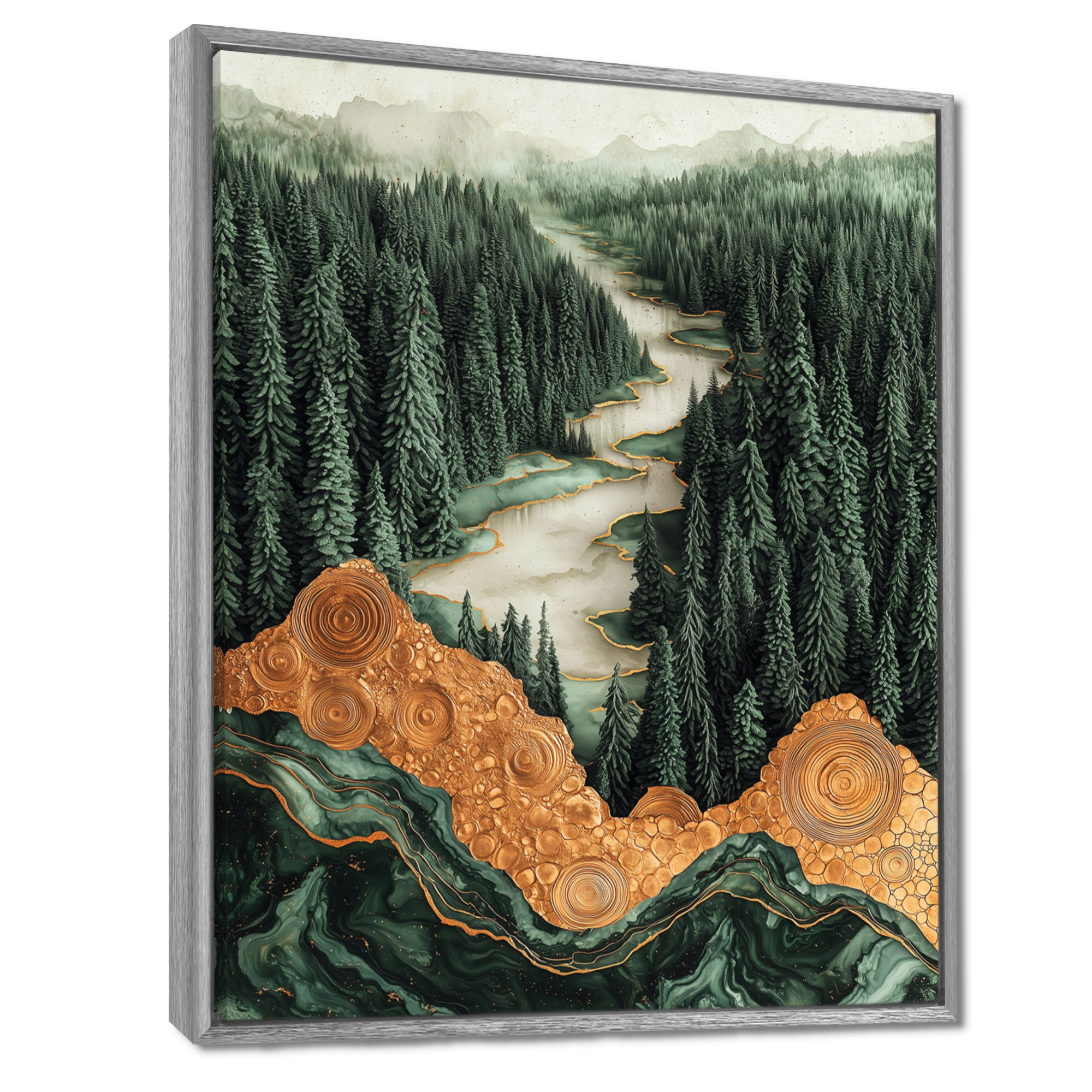 Millwood Pines Gladimyr Bold Forest Landscape Path Of The Emerald River ...