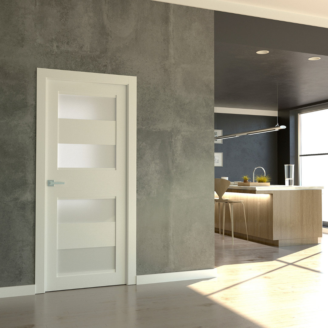 Belldinni Della Solid Manufactured Wood Paneled Wood Finish Standard ...