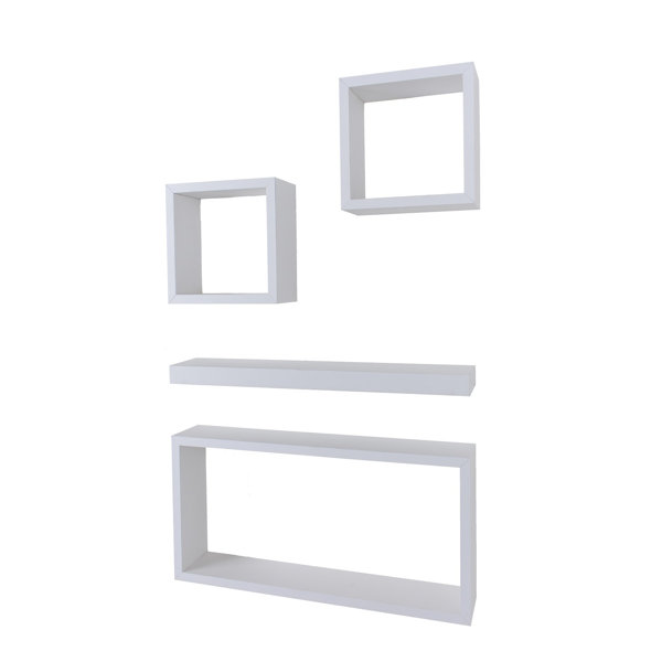 Core Products Recessed Wall Shelf, 4 Piece Wall Shelf Kit | Wayfair.co.uk
