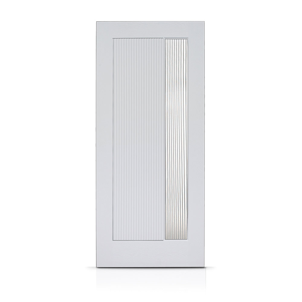Calhome Modern Exterior Fiberglass Front Entry Door Slab with Designer ...