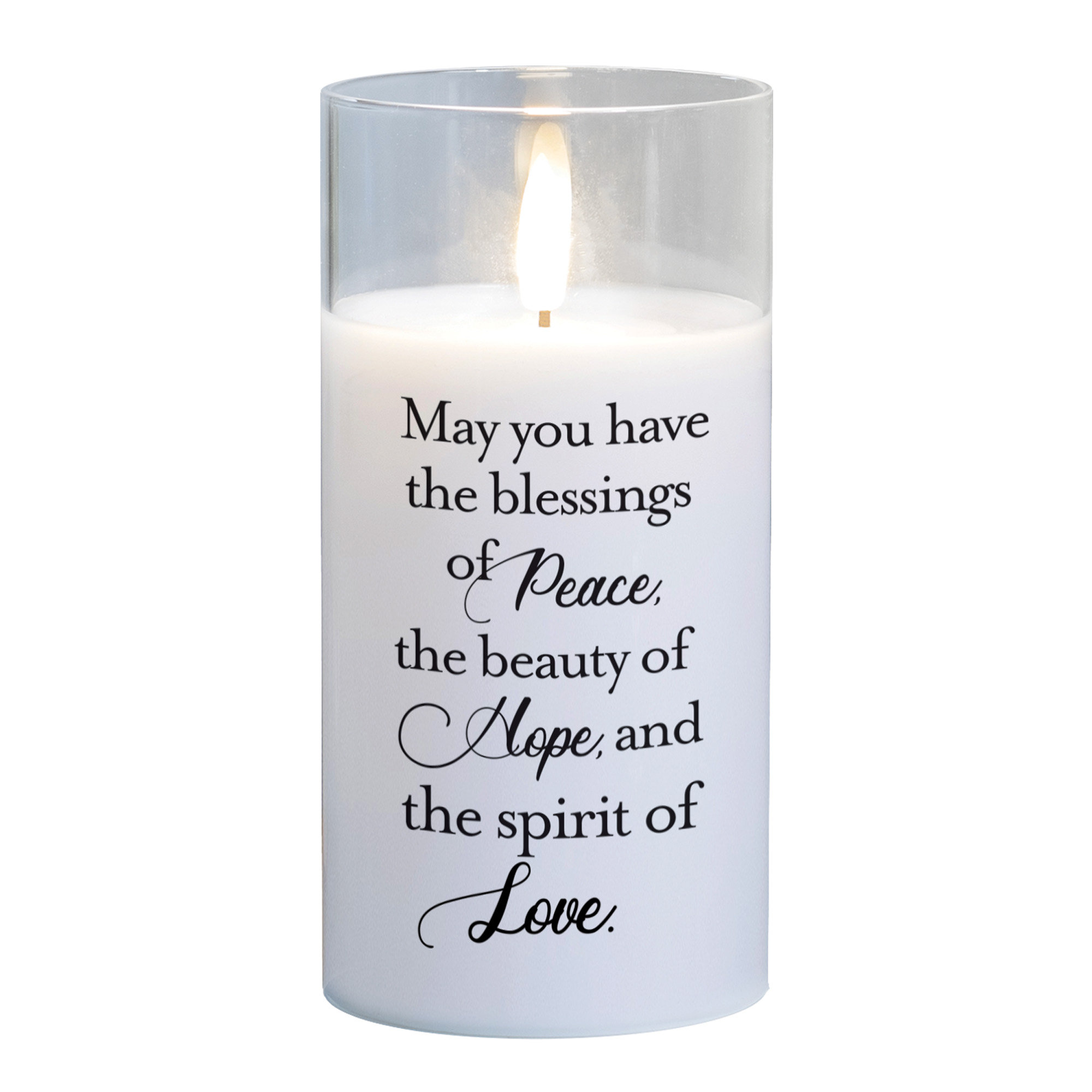 Trinx «May You Have Blessings», bougie à DEL - Wayfair Canada