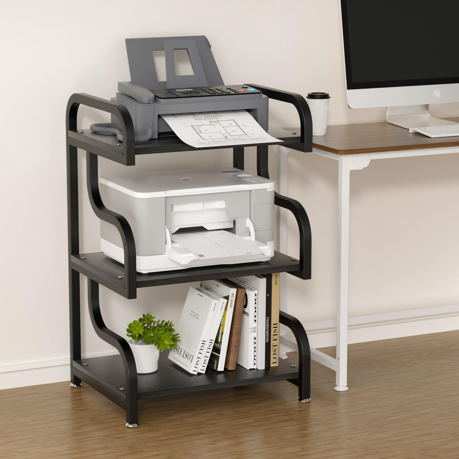 Two trees make a forest Printer Stand, 3-Tier Large Printer Stand ...