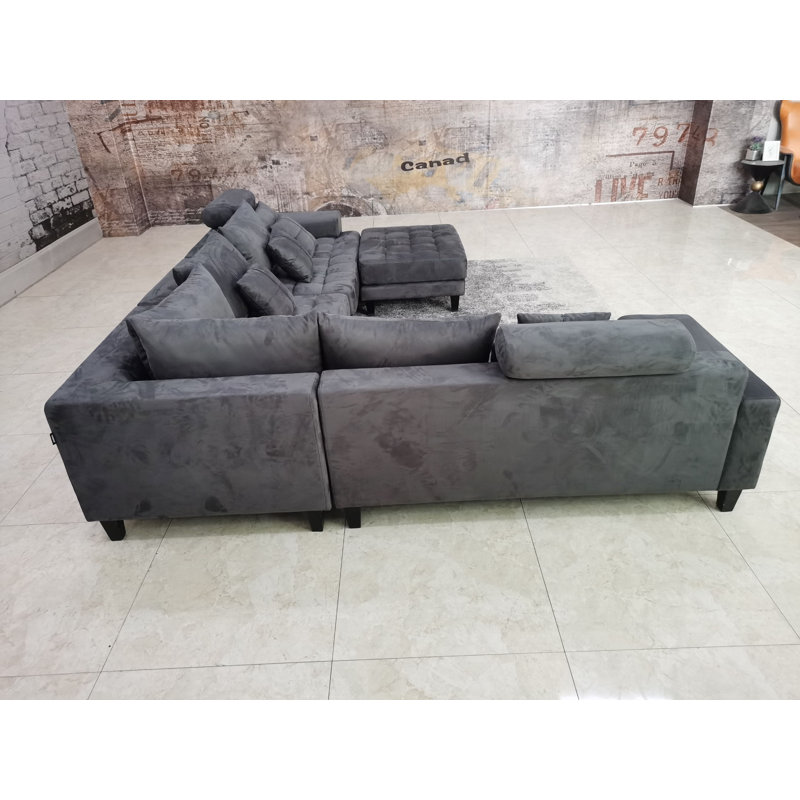 microfiber sectional sofa set