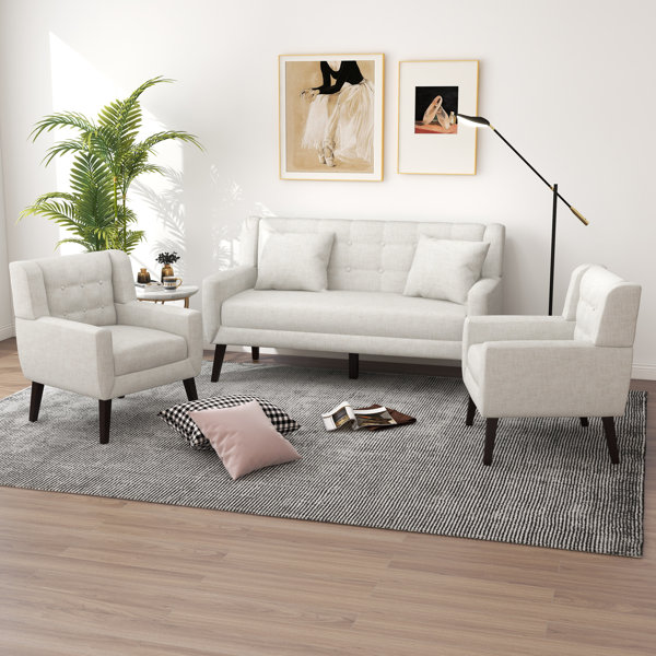 White Living Room Sets You'll Love | Wayfair