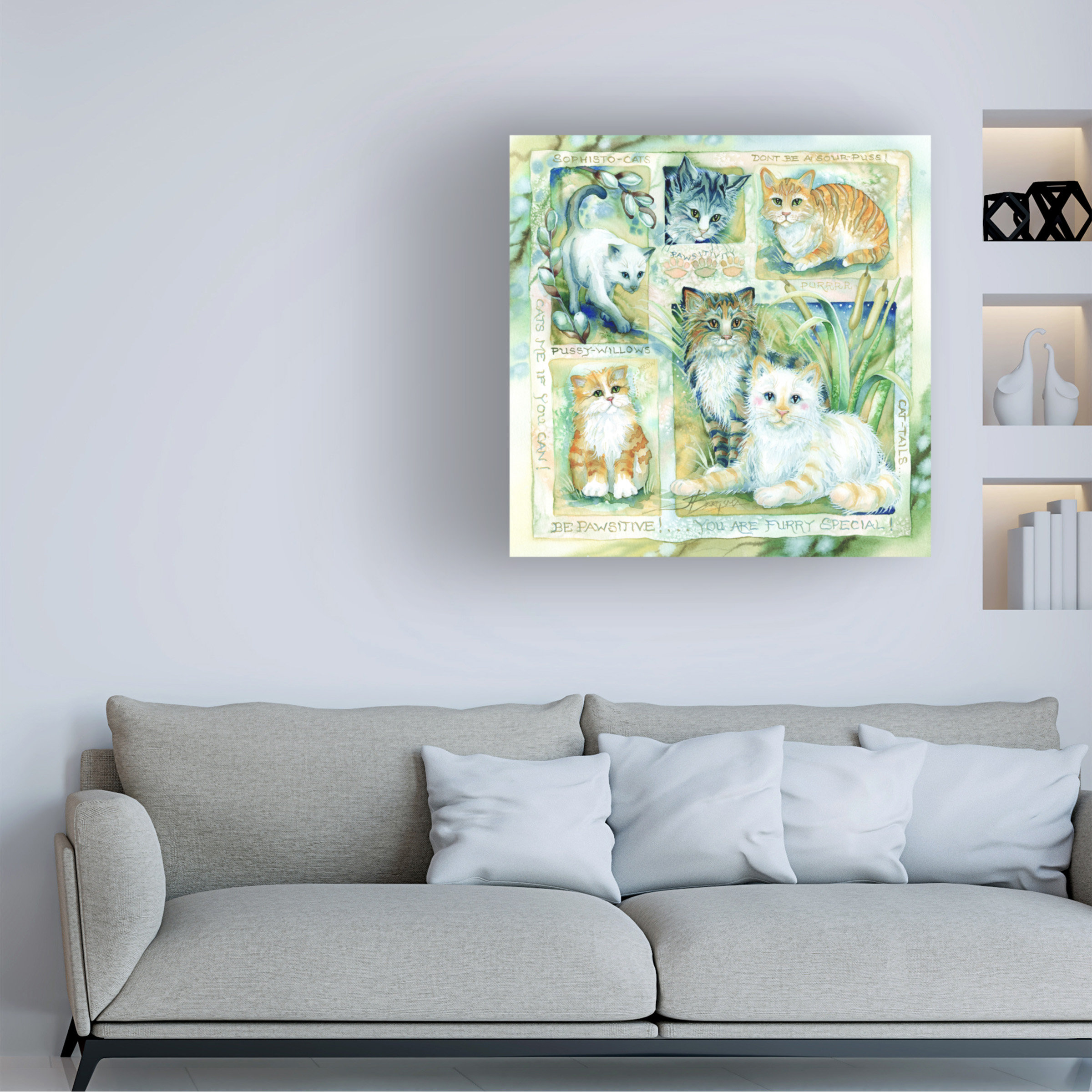 Ebern Designs Wrapped Canvas Wall Art - Jody Bergsma 'You Are Furry ...