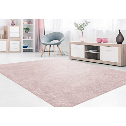 Ebern Designs Elijahh Pink Rug | Wayfair.co.uk