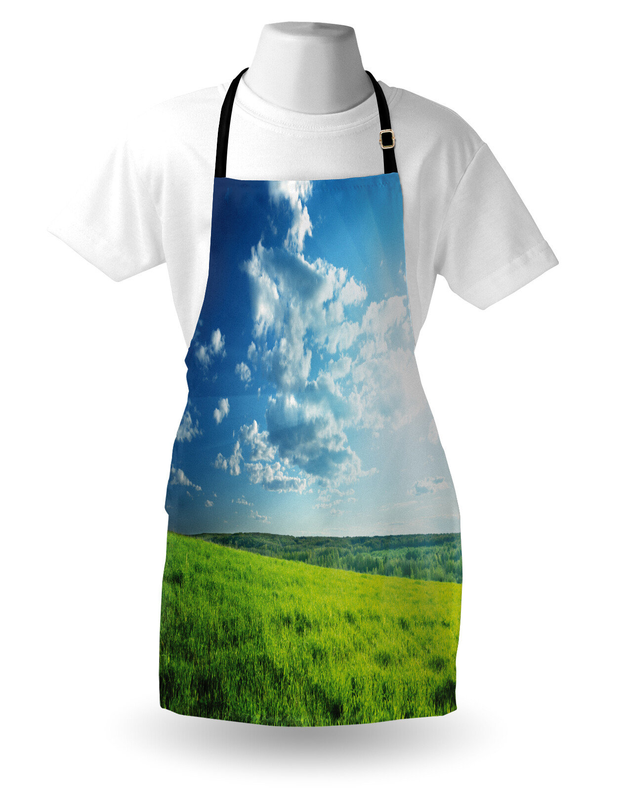 East Urban Home No Pattern Bib Apron | Wayfair
