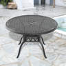 Astoria Grand Rengin Cast Aluminum Patio Dining 47.24-inch Round Table ...