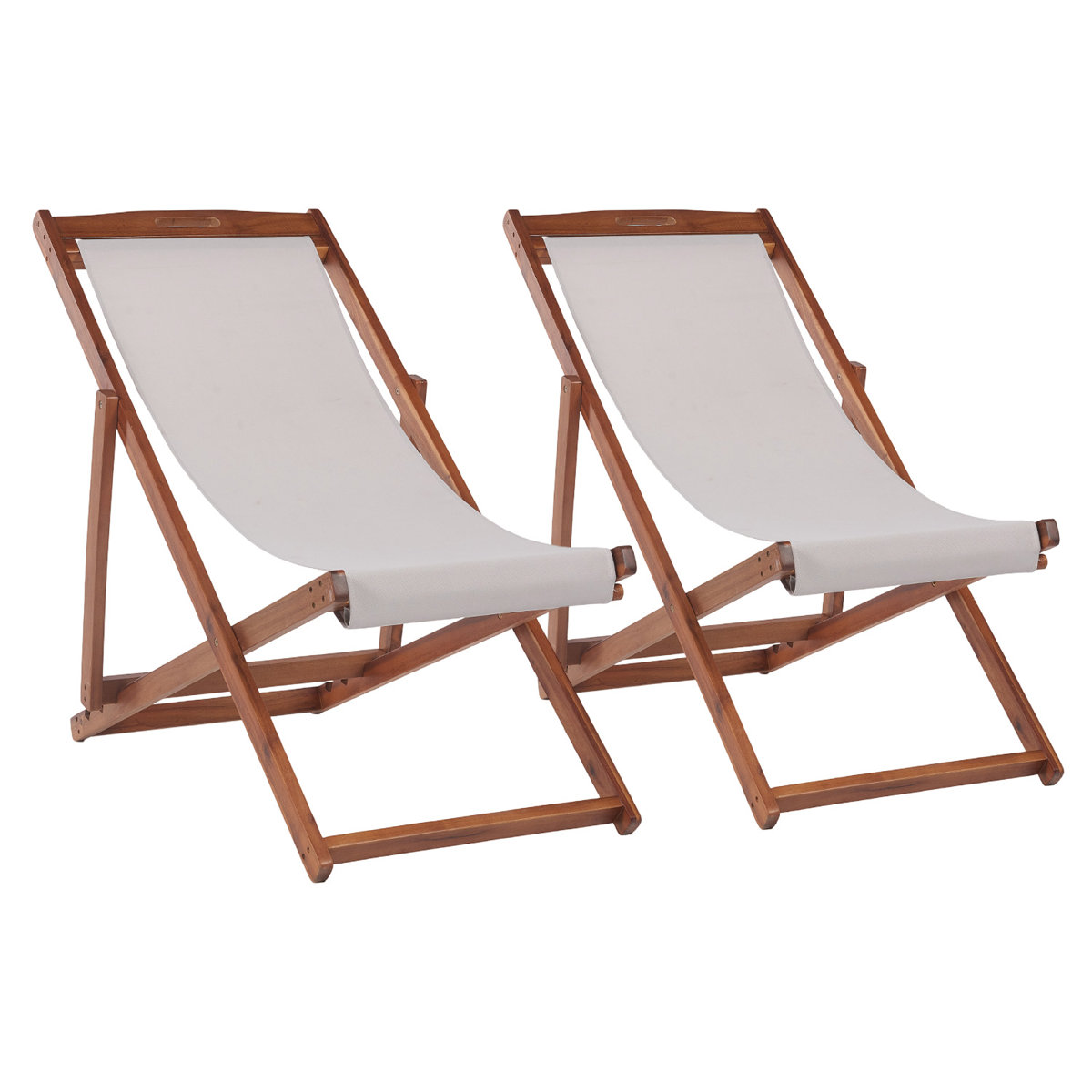Red Barrel Studio® Rebecca Reclining Beach Chair with Cushion & Reviews ...