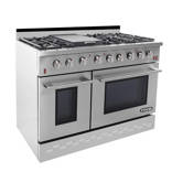 NXR Professional Ranges 48" 7.2 Cubic Feet Gas Freestanding Range ...