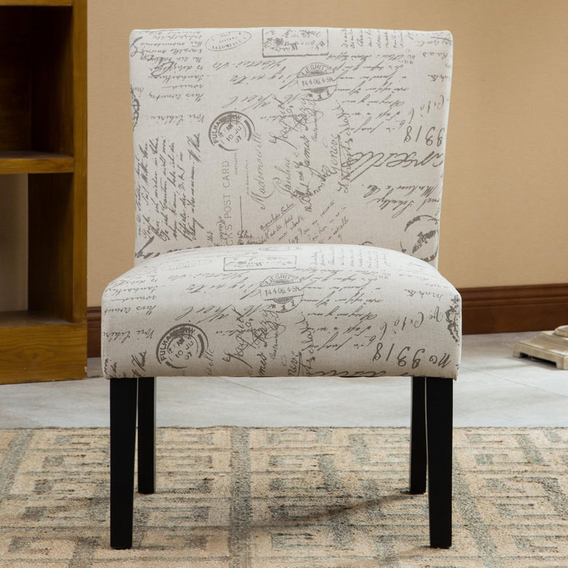 Ophelia & Co. Fabric Armless Contemporary Accent Chair | Wayfair