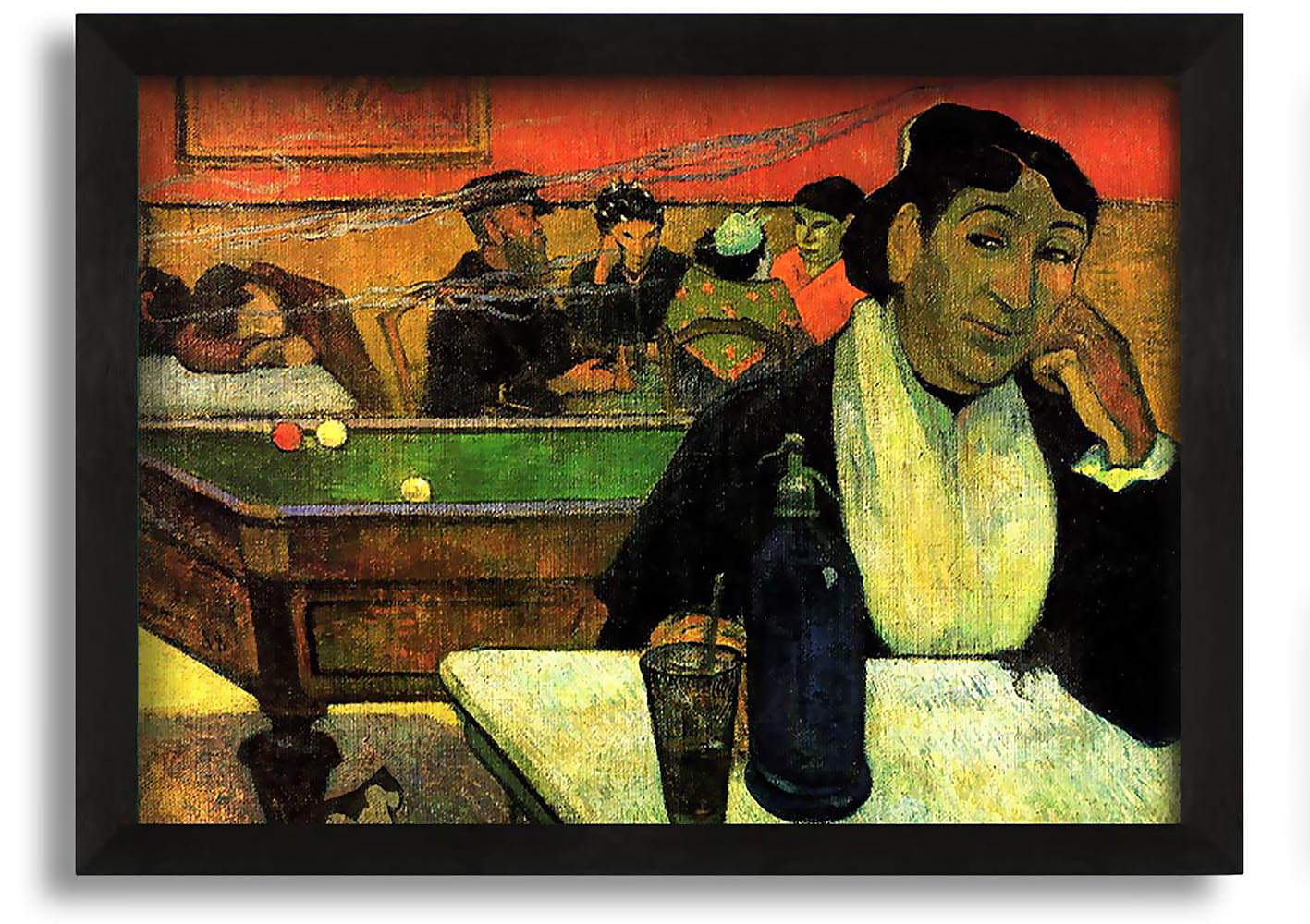 Rosalind Wheeler Madame Ginoux in Cafe by Paul Gauguin - Picture Frame ...