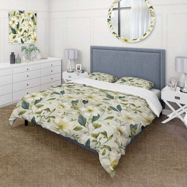 DesignArt Ensemble de housse de couette Serene Botanics Tropical ...