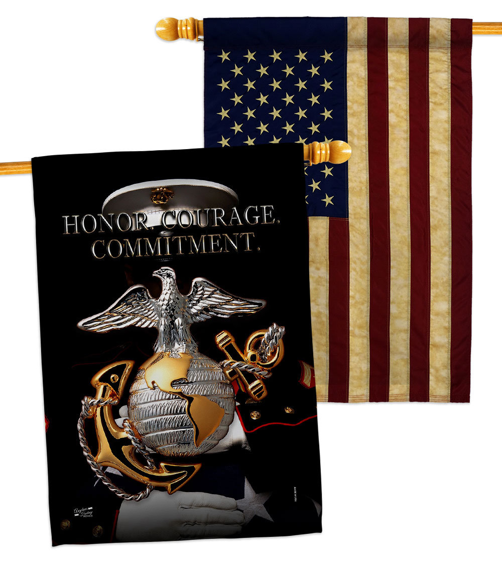 Angeleno Heritage Honour Courage Commitment House Flags Pack Marine ...