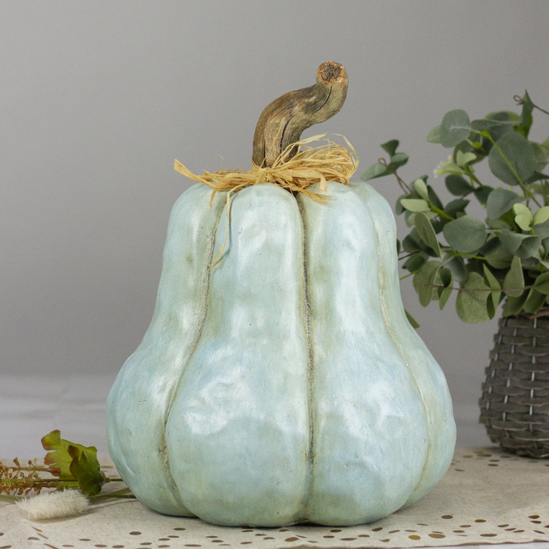Northlight Seasonal 12" Blue Gourd Fall Harvest Tabletop Decoration ...