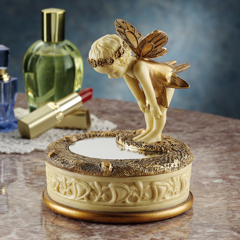 Design Toscano A Pondering Fairy Collectible Box & Reviews | Wayfair