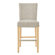 Three Posts™ Zyaire Upholstered Counter Stool with Solid Wood Frame ...