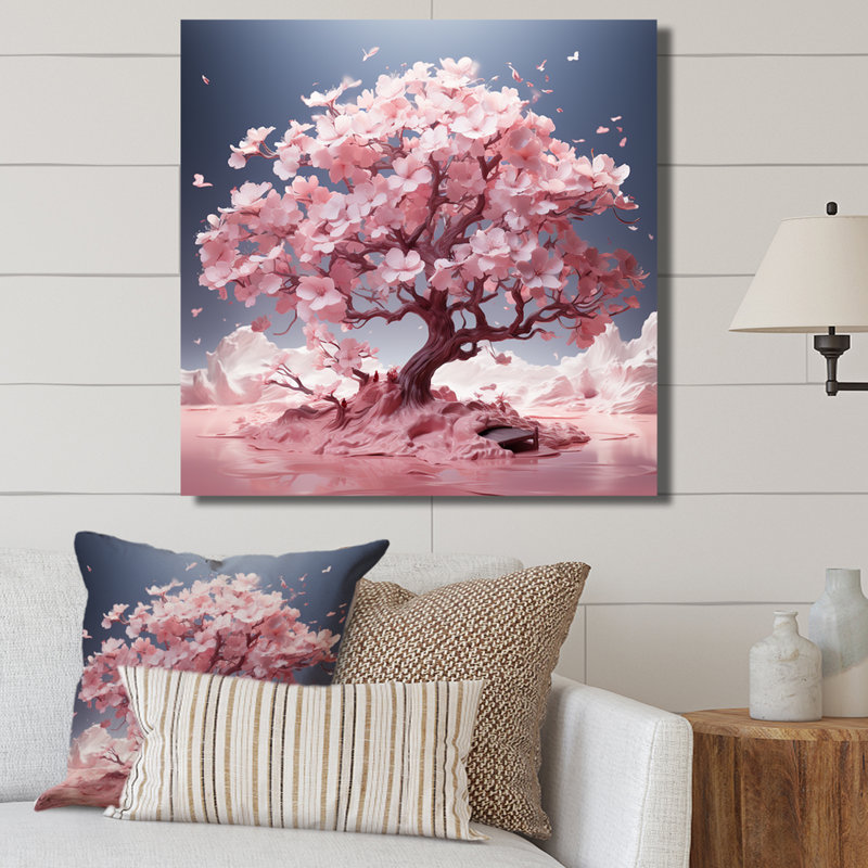 cherry tree wall art