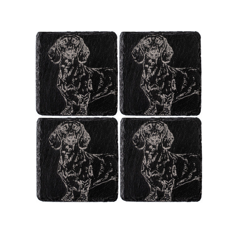 Selbrae House Square 4 Piece Coaster Set | Wayfair.co.uk