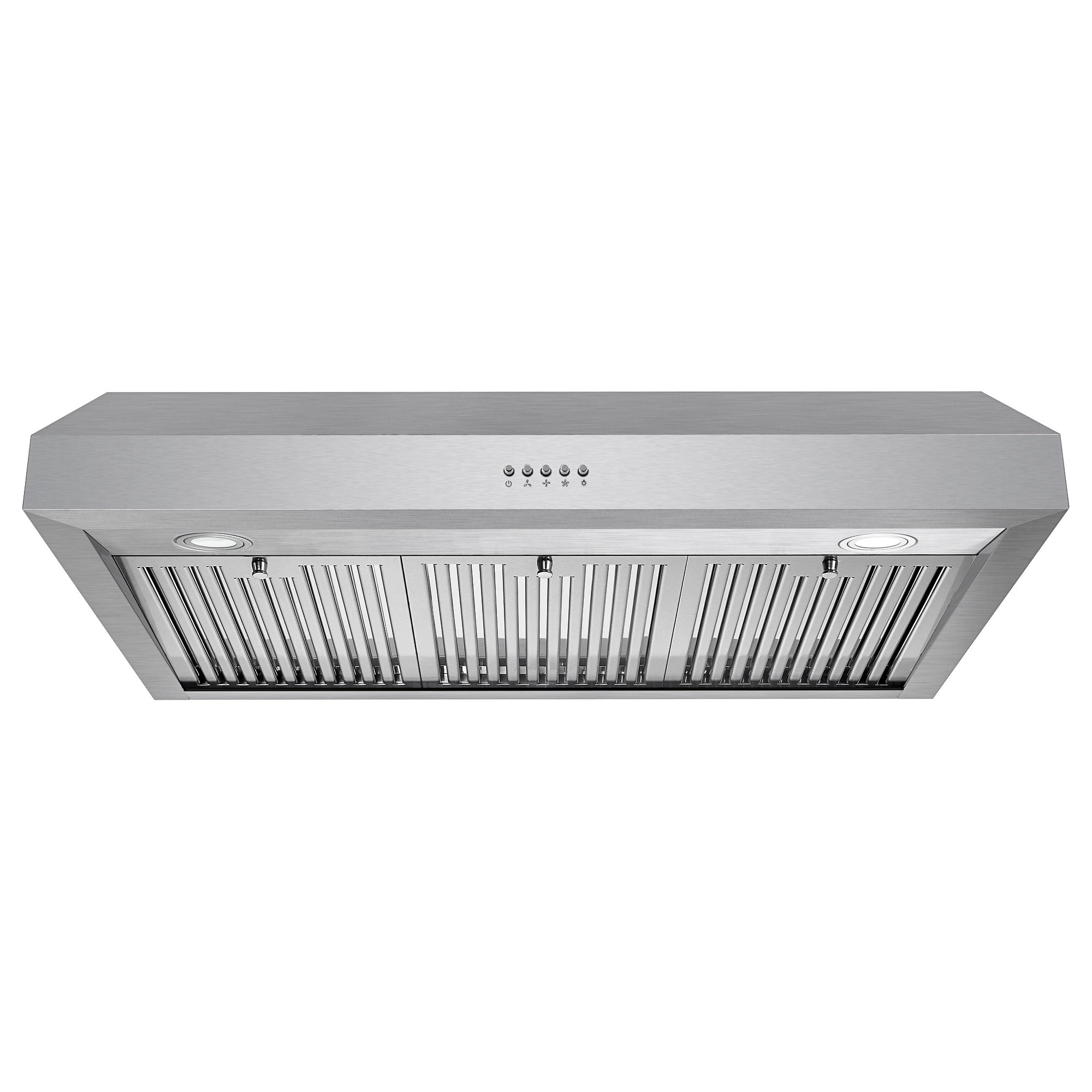 Cosmo 36 in. Haven Collection Ducted Under Cabinet Range Hood, LED ...