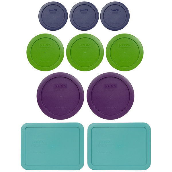 Pyrex 7202-PC Blue, 7200-PC Lawn Green, 7201-PC Purple, 7210-PC ...