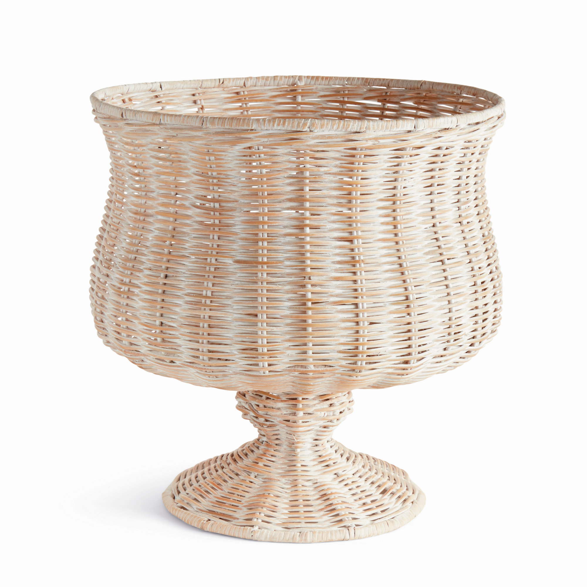 Bayou Breeze Dayam RATTAN FOOTED URN WIDE | Wayfair