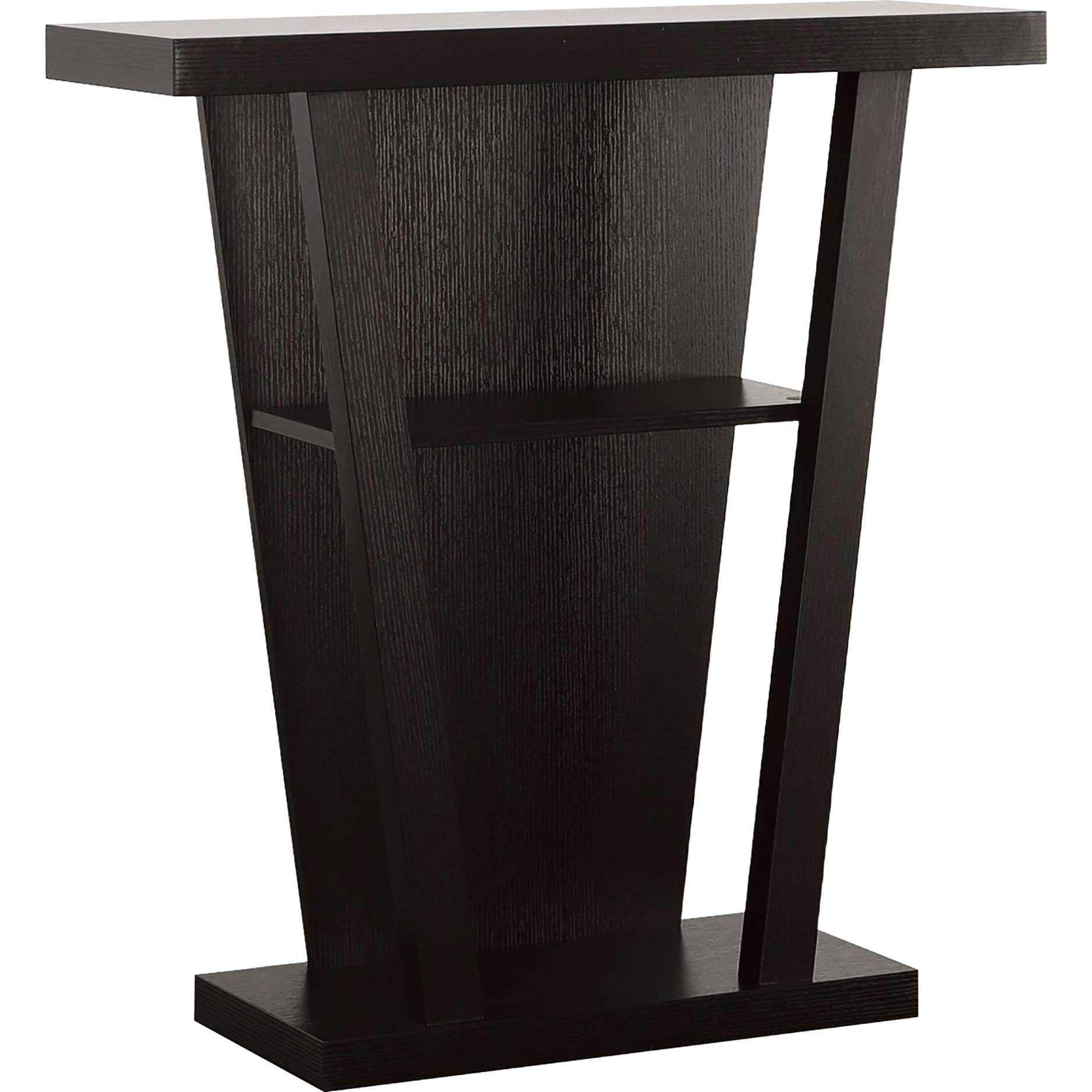 Latitude Run® Transitional Cappuccino Console Table, Enhancing Room ...