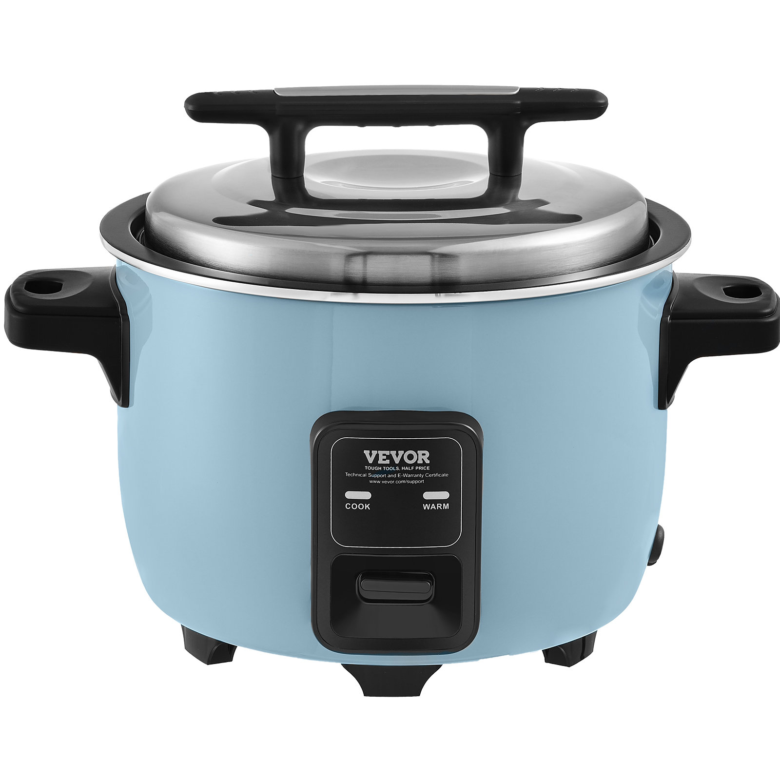 VEVOR Commercial Rice Cooker 50-Cup Non-Stick Pot 10L 24H Keep Warm ...