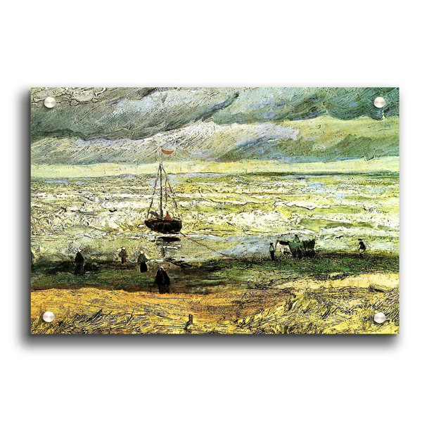 East Urban Home Scheveningen Beach In Stormy Weather by Vincent Van ...