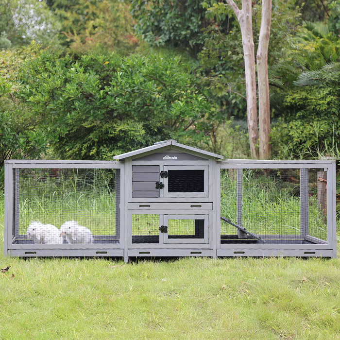 Tucker Murphy Pet™ Christlyn Weather Resistant Rabbit Hutch | Wayfair