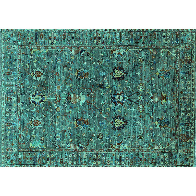 Bungalow Rose Blue/Teal Rug | Wayfair